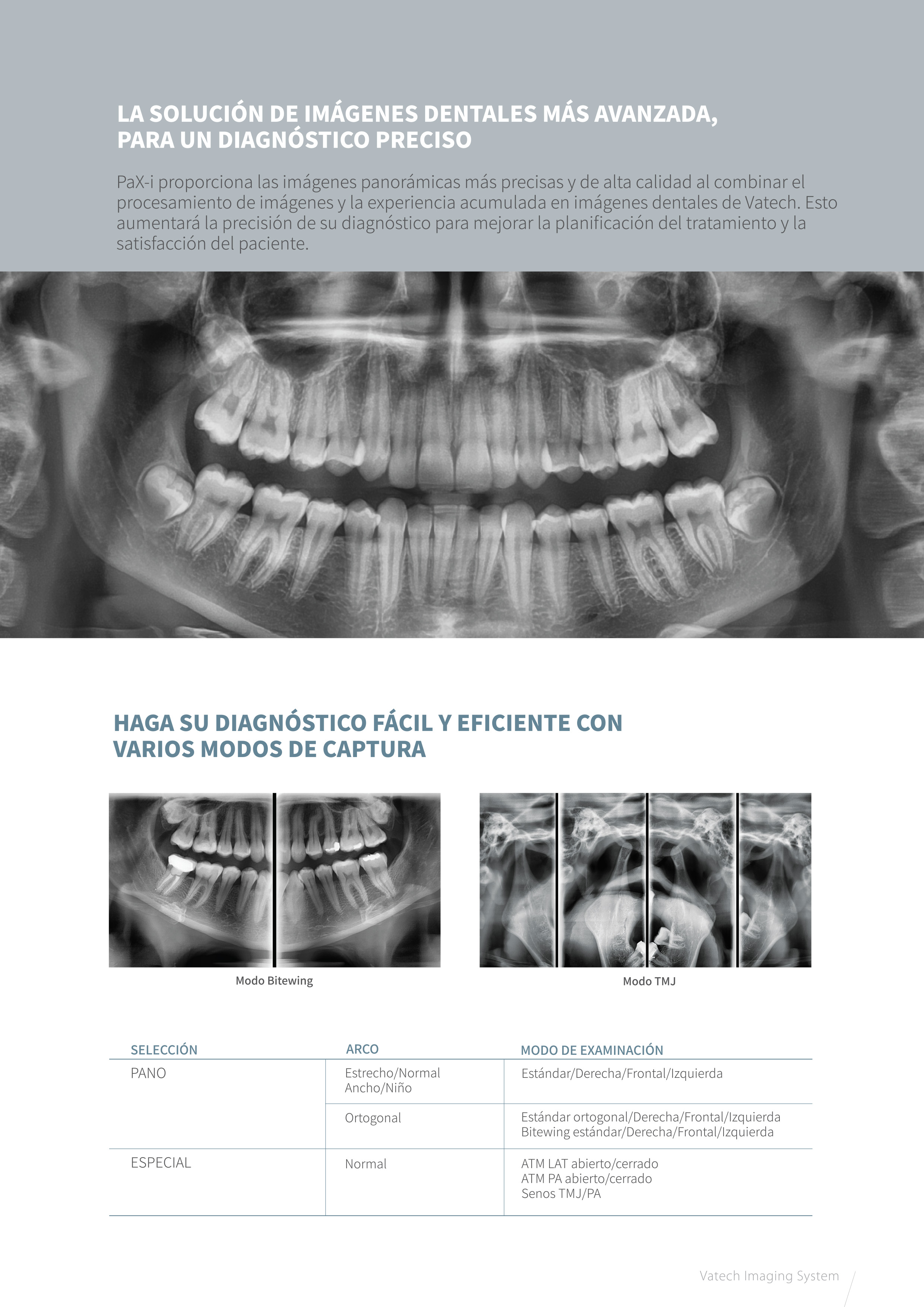 Rayos X Dental Panorámico y Lateral Digital Pax i SC Vatech